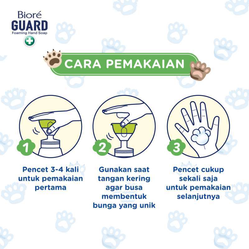 Promo Biore Guard Foaming Hand Soap Fresh Antibacterial Paw Stap [200 ...