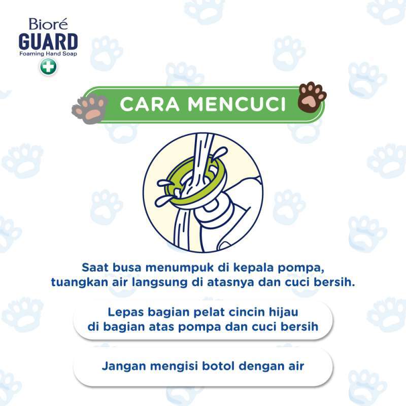 Promo Biore Guard Foaming Hand Soap Fresh Antibacterial Paw Stap [200 ...