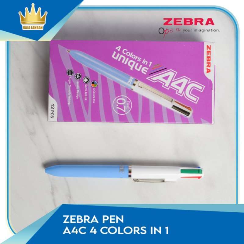 Promo Pulpen Zebra A4c Multifunction Pen - 12 Pcs Diskon 23% Di Seller ...