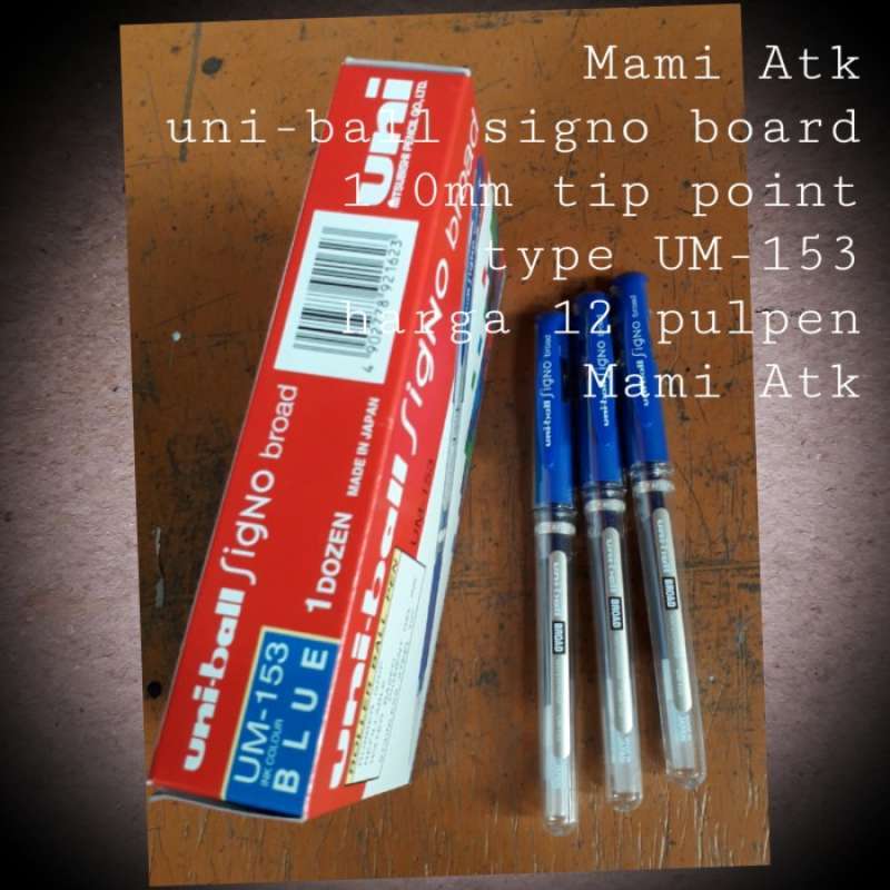 Promo Pena Uni Ball Signo Board 1.0mm Harga 12 Pcs. Made In Japan ...