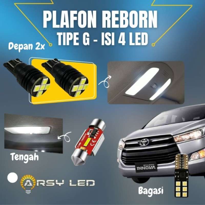 Promo Arsyled Paket Lampu Led Innova Reborn Utama Foglamp Sein Kabin ...