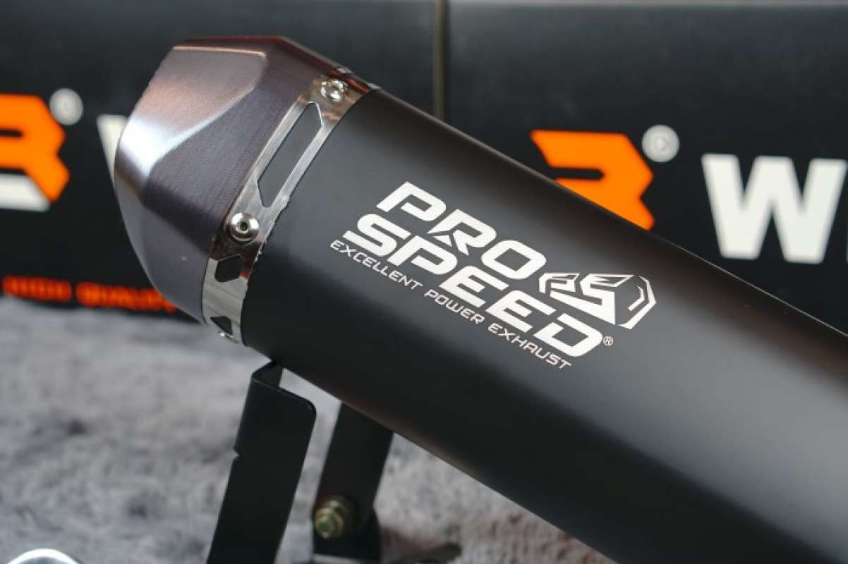 Promo Knalpot Prospeed Black Cnc Aerox 155 Stainless Fullsystem Diskon ...