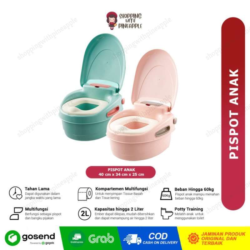 Jual Potty Training Pispot Anak Multifungsi Potty Tempat Duduk Toilet ...