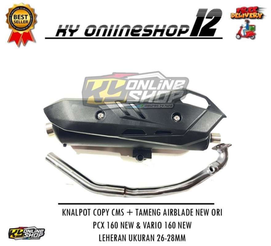 Promo Knalpot Copy Cms Lengkap Pcx 160 26-28 Mm Ab New Ori End Vietnam ...