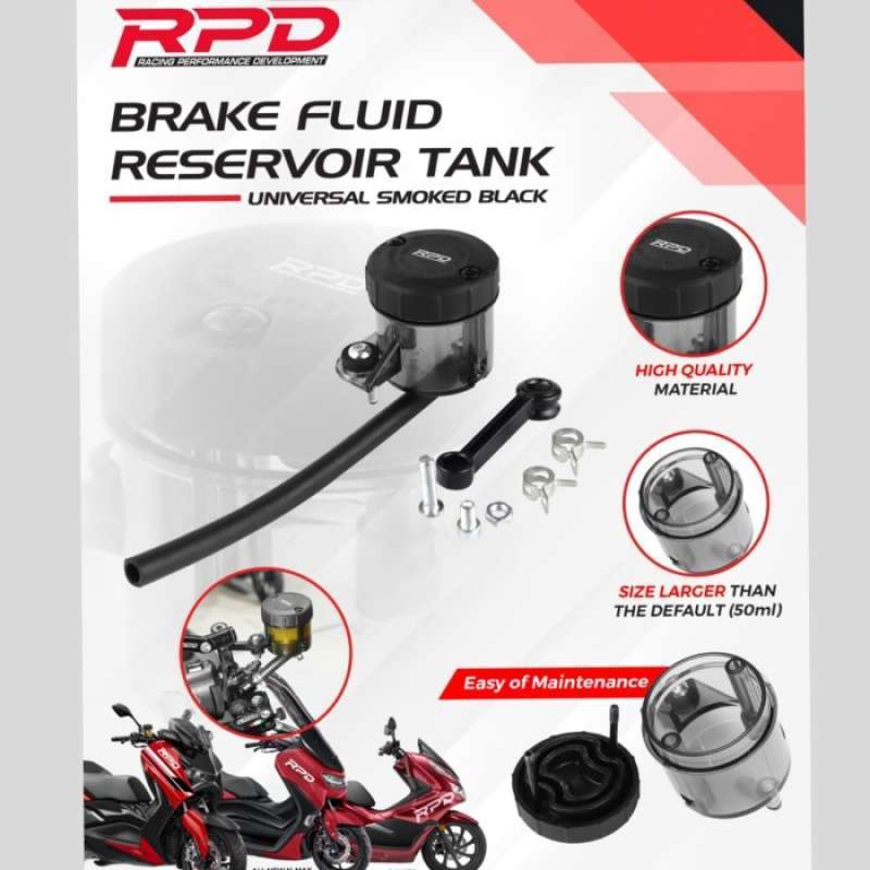 Jual Rpd Tabung Minyak Rem Rpd Tabung Big Smoke Black Universal Di ...