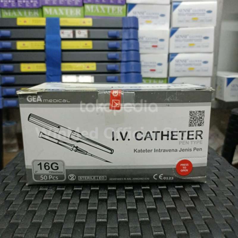 Promo Iv Catheter 16 G Gea Jarum Infus 16 G Gea Abocath 16 G Gea Diskon ...