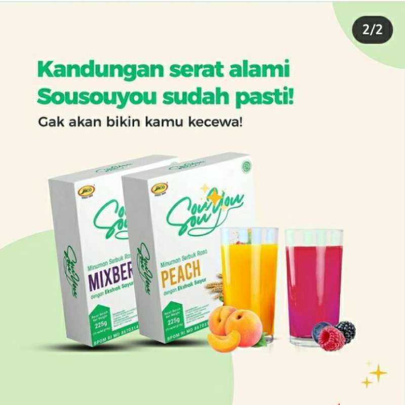 Promo Jaco Sousou You Enriching Fiber Drink Untuk Membakar Lemak Diskon ...