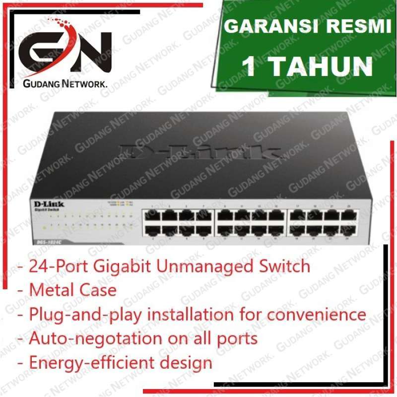 Promo Dgs-1024c / Dgs-1024d 24-port Gigabit Desktop Switch Dlink Diskon 23% Di Seller Skala ...