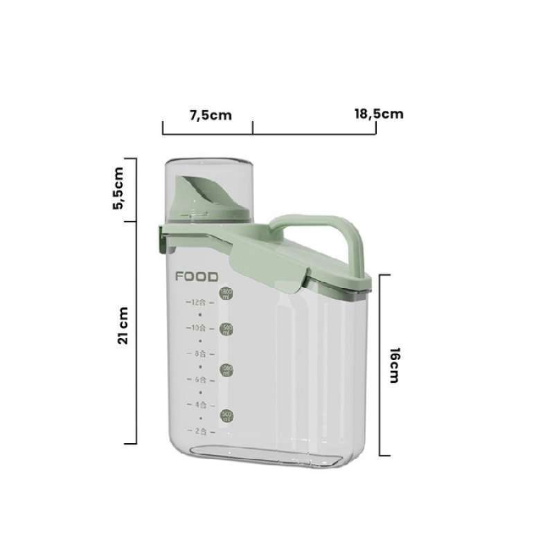 Jual Angola Toples Food Container E68 Storage Jar / Toples Kue Kering ...