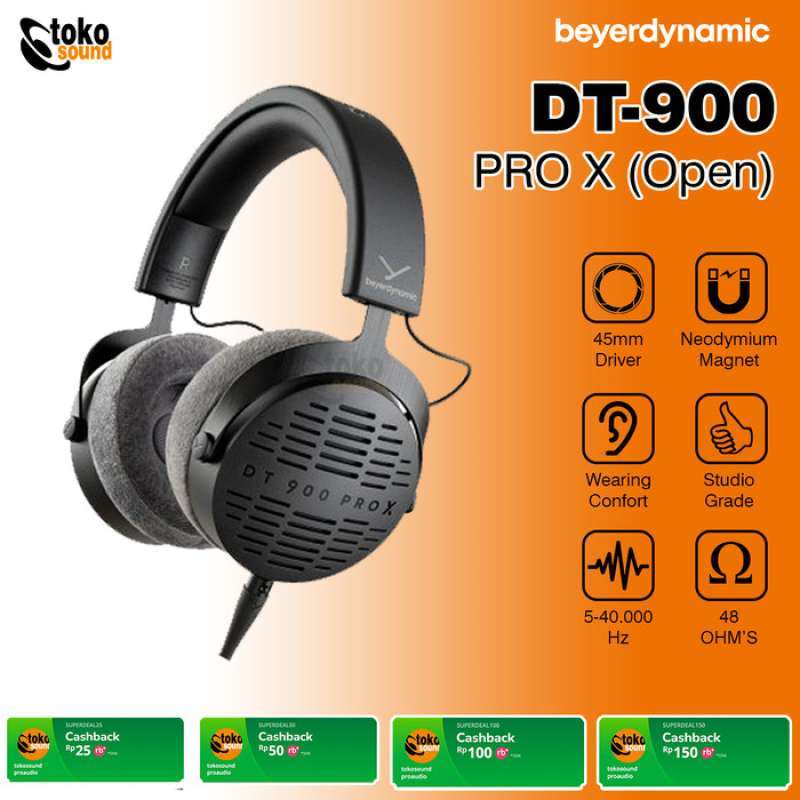 Promo Beyerdynamic Dt 900 Pro X Studio Headphones For Mixing ...