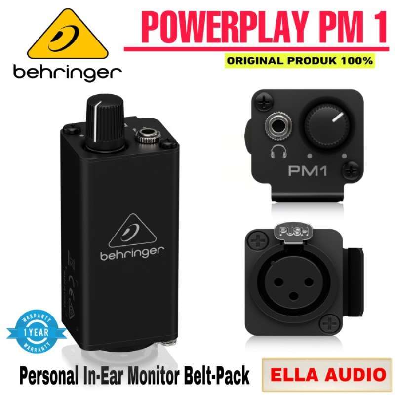 Promo Behringer Powerplay Pm1 Personal In-ear Monitor Belt- Pack Diskon ...