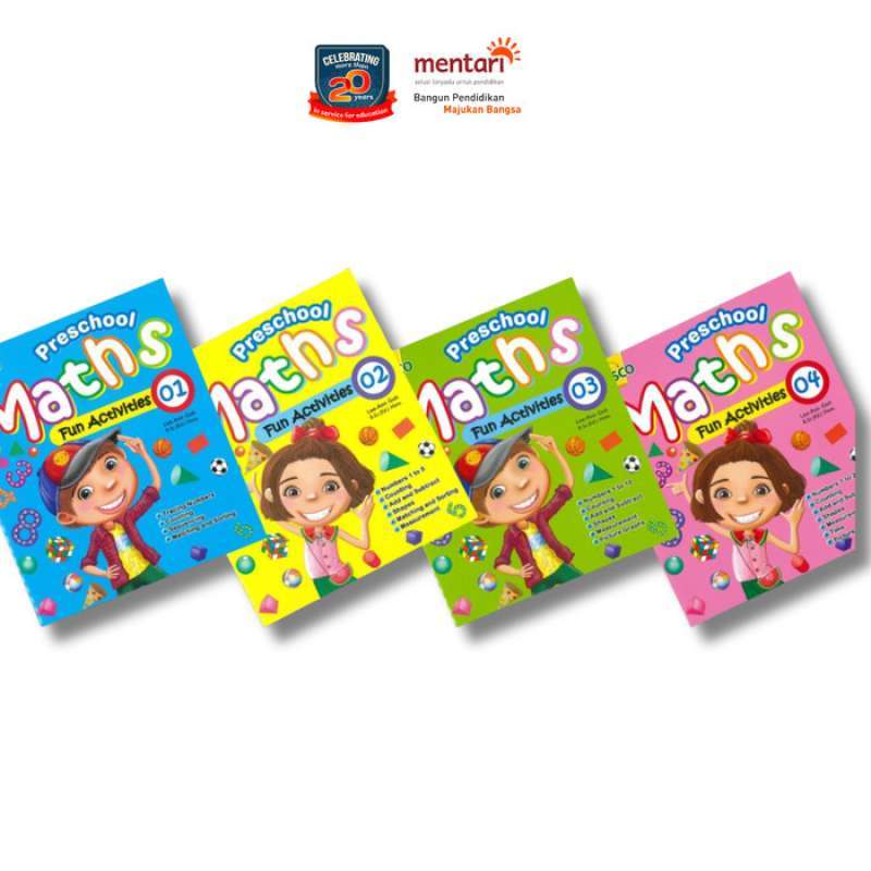 Promo Preschool Maths Fun Activities || Buku Tk Diskon 23% Di Seller ...