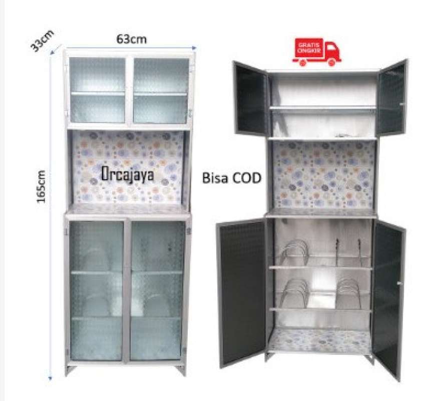 Jual Lemari Piring/rak Piring 2pintu Mini Bawah Keramik Di Seller ...