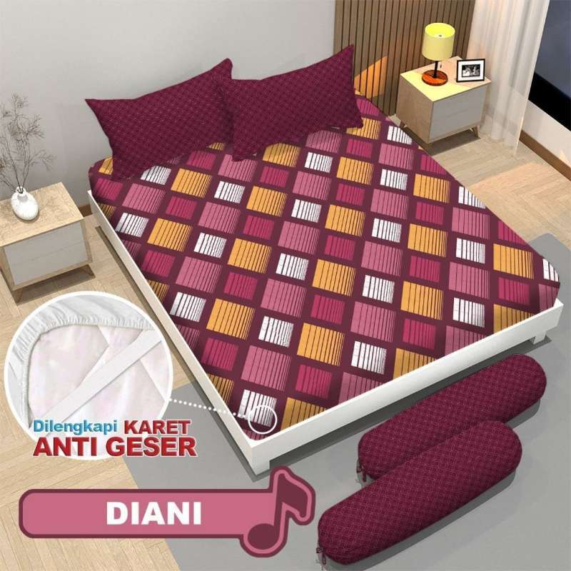 Jual Sprei Viona By Bonita Ukuran Queen 160x200 T.25 - Sprey / Spray ...