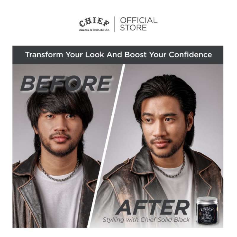 Jual Chief Solid Black - Pomade Water Based 4,2oz Di Seller Raindrop ...