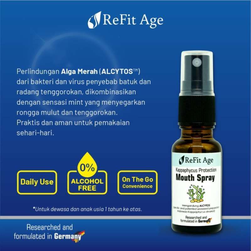 Jual Kappa Mouth Spray Semprotan Proteksi Mulut Bebas Virus Influenza ...