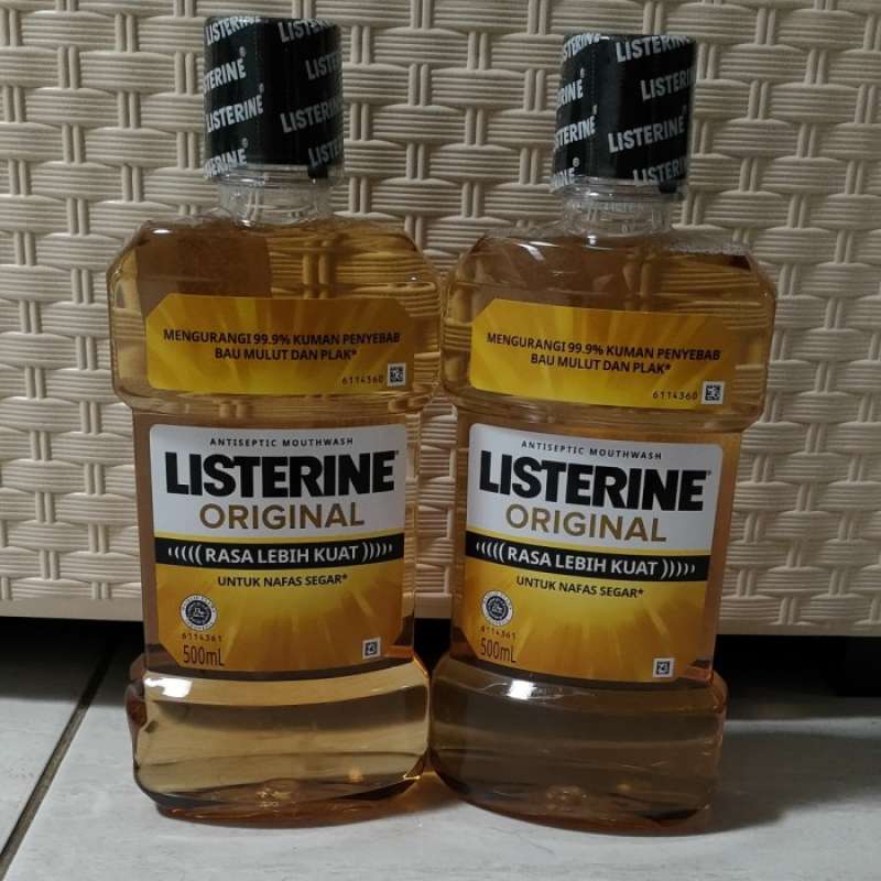 Jual Listerin Antiseptic Mouthwash Original 500ml Di Seller Aghanim ...