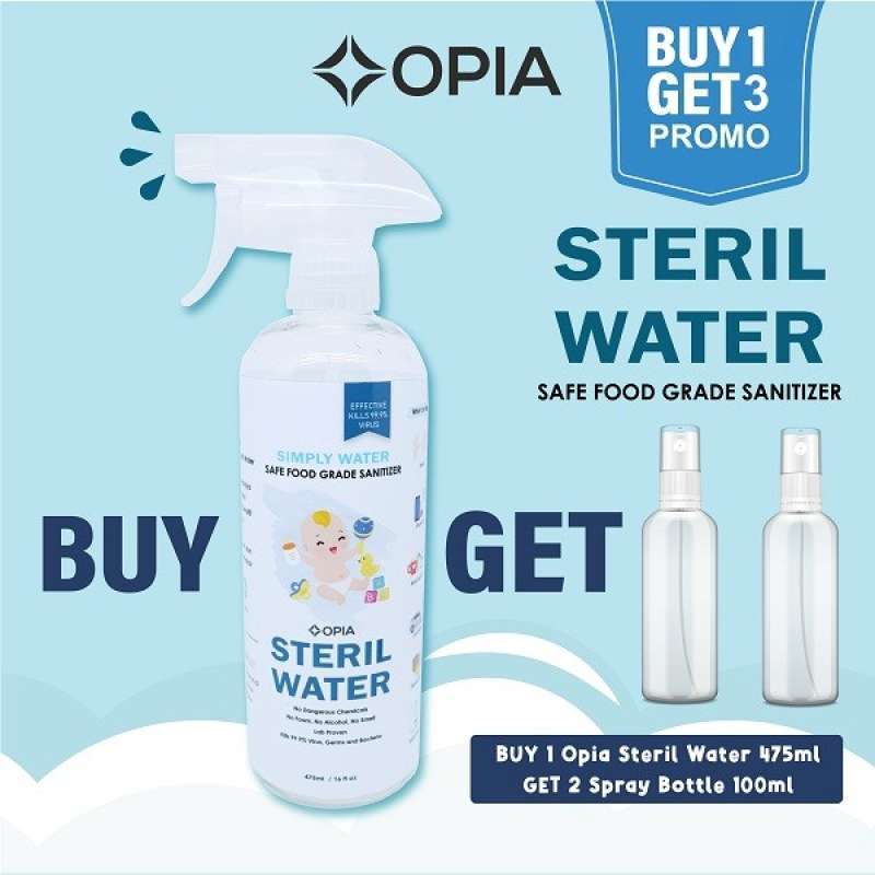 Jual Opia Steril Water & Sanitizer Â€“ 475ml Di Seller Aghanim - Cengkareng Timur, Kota Jakarta ...
