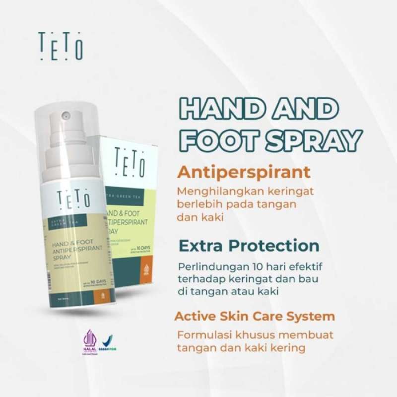 Jual Teto Roll On Anti Perspirant 30ml | Deodorant Spray Fresh Original ...