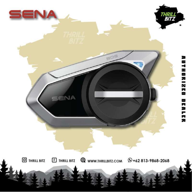 Promo Sena 50s Harman Kardon Motorcycle Bluetooth Communication Single ...