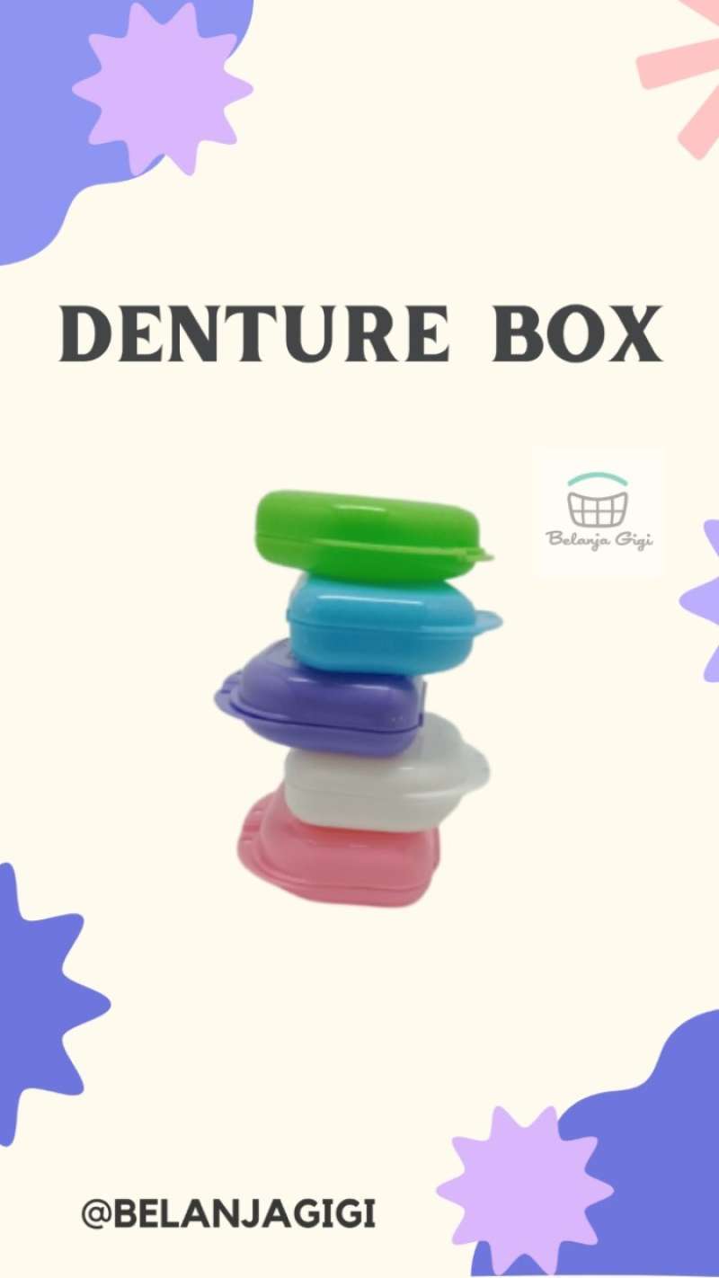 Promo Denture Box // Tempat Protesa // Warna Warni // Tempat Gigi ...