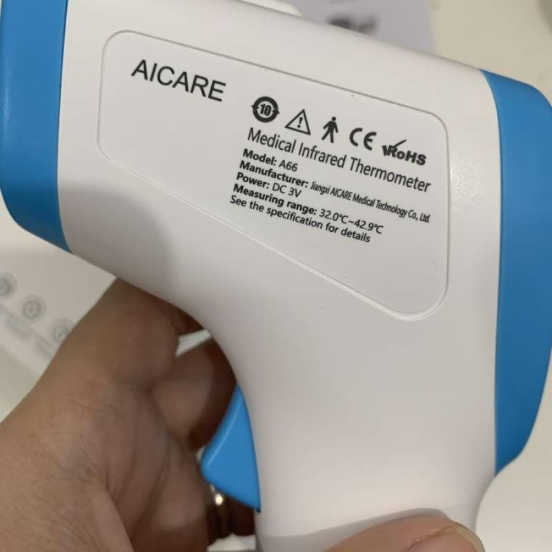 Promo Thermometer Infrared Merk Aicare Garansi 1 Tahun, Termometer ...