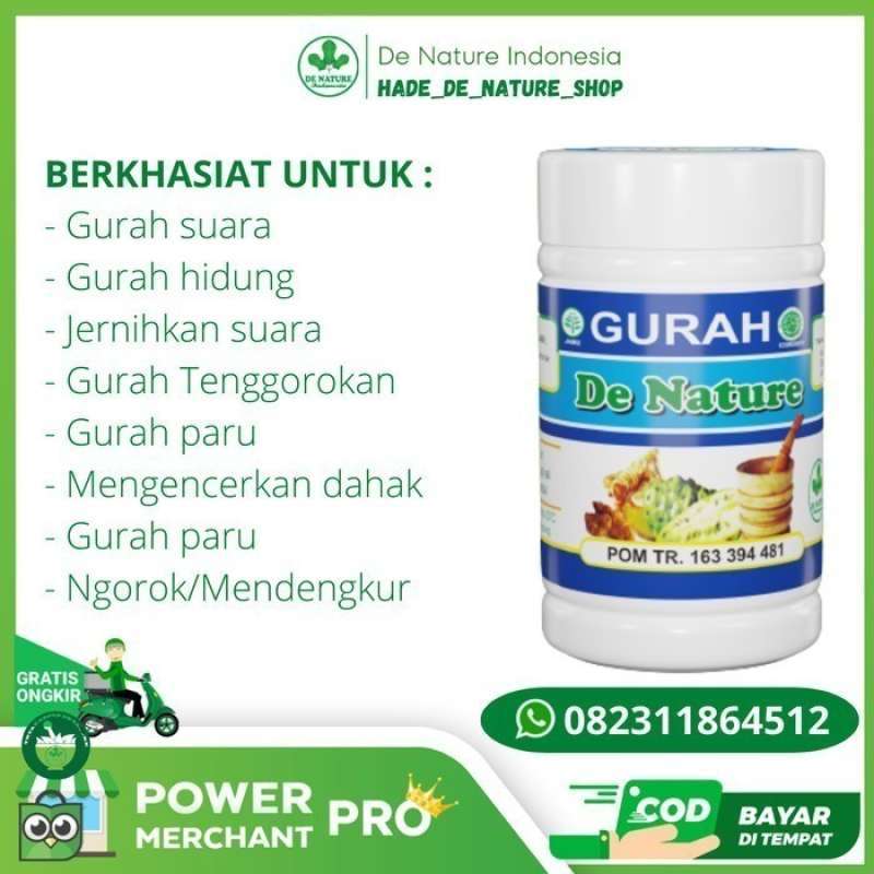 Promo Obat Mendengkur Mengorok Anti Ngorok Herbal Ampuh Gurah De Nature ...