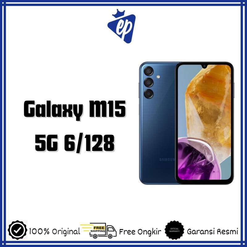 Promo Samsung Galaxy M15 5g 6/128 Gb - Garansi Resmi Indonesia - Dark ...