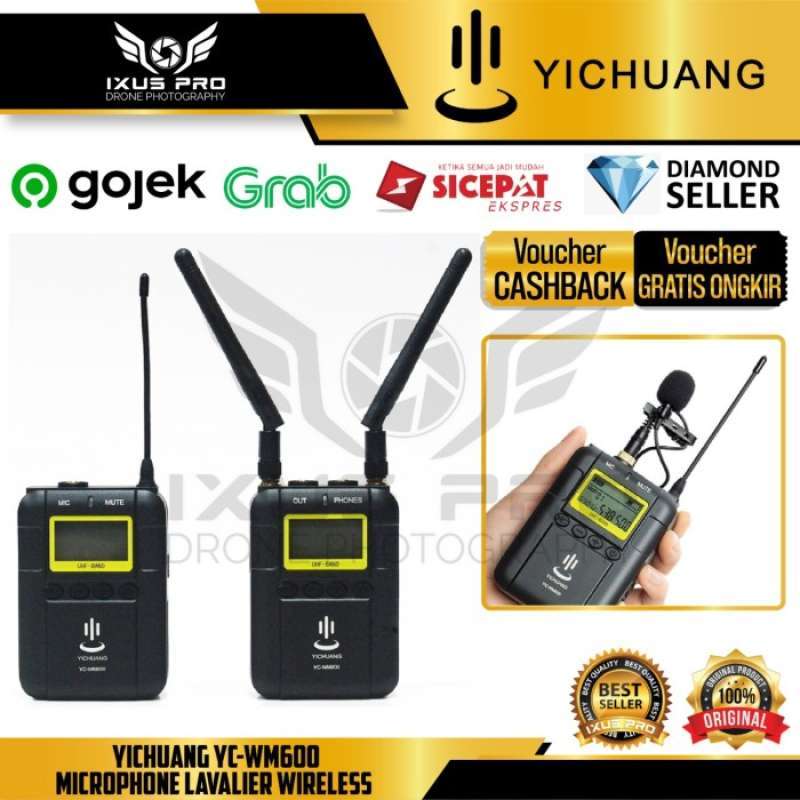 Promo Lavalier Wireless Yichuang Yc-wm600 Diskon 23% Di Seller Mettaria Store - Cengkareng Barat ...