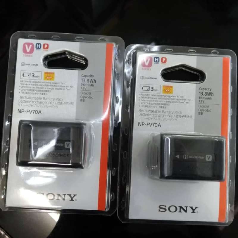 Promo Baterai Np-fv70a (1900mah 7,3v) Pt. Indonesia Diskon 23% Di Seller Mettaria Store ...