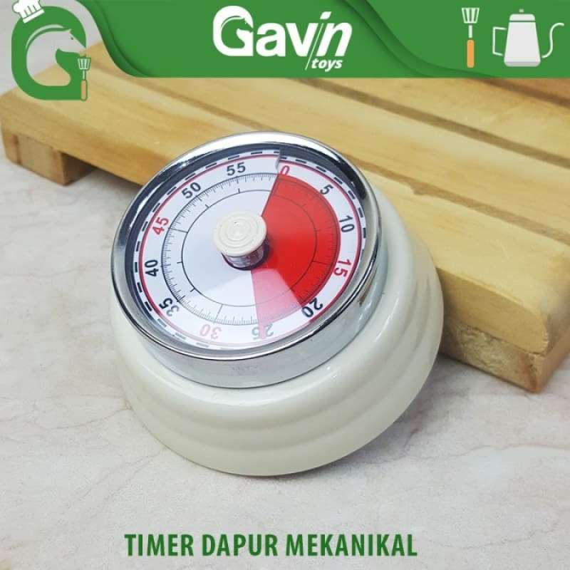 Promo Timer Dapur Magnet - Mechanical Timer Magnetic Putih Diskon 23% ...