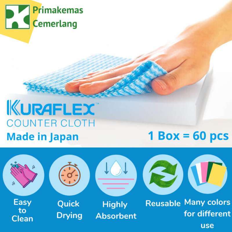 Promo Kain Lap Kuraflex Counter Cloth Kuraray Diskon 23% Di Seller ...
