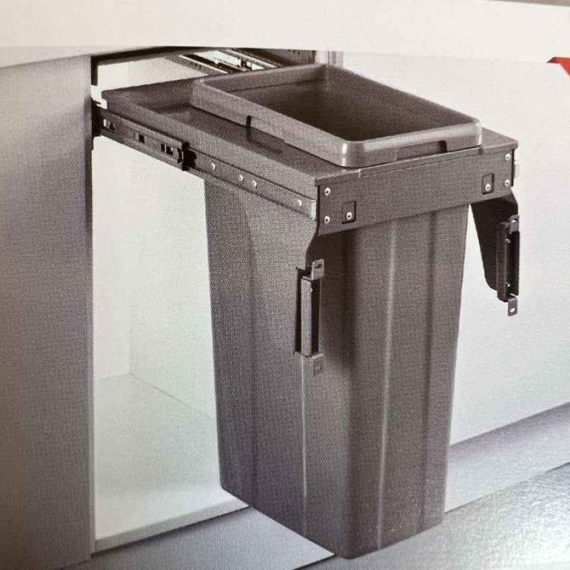 Promo Waste Bin Tong Sampah Slow Motion Grey Vitco Diskon 23% Di Seller ...