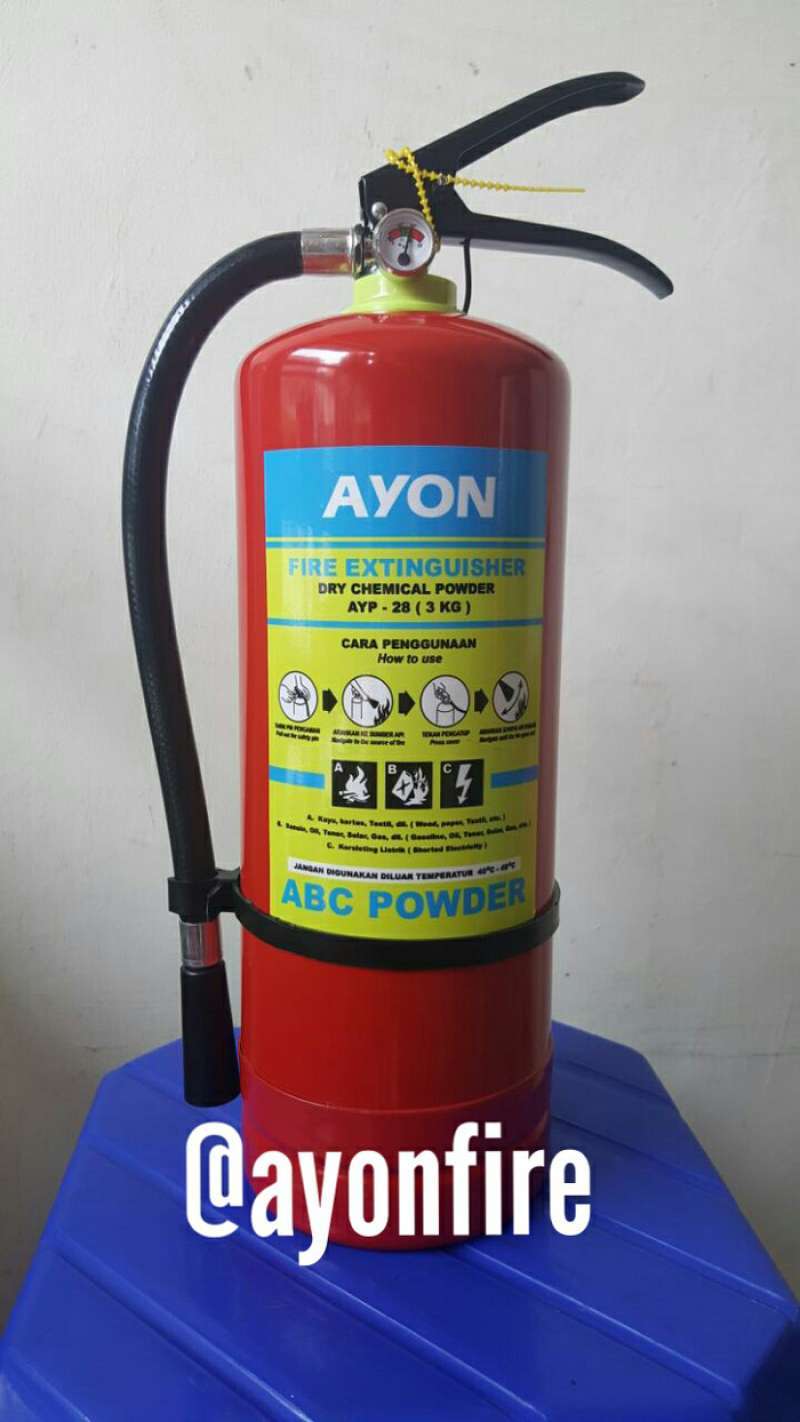 Promo Apar 3 Kg Abc Dry Chemical Type Powder Diskon 23% Di Seller ...