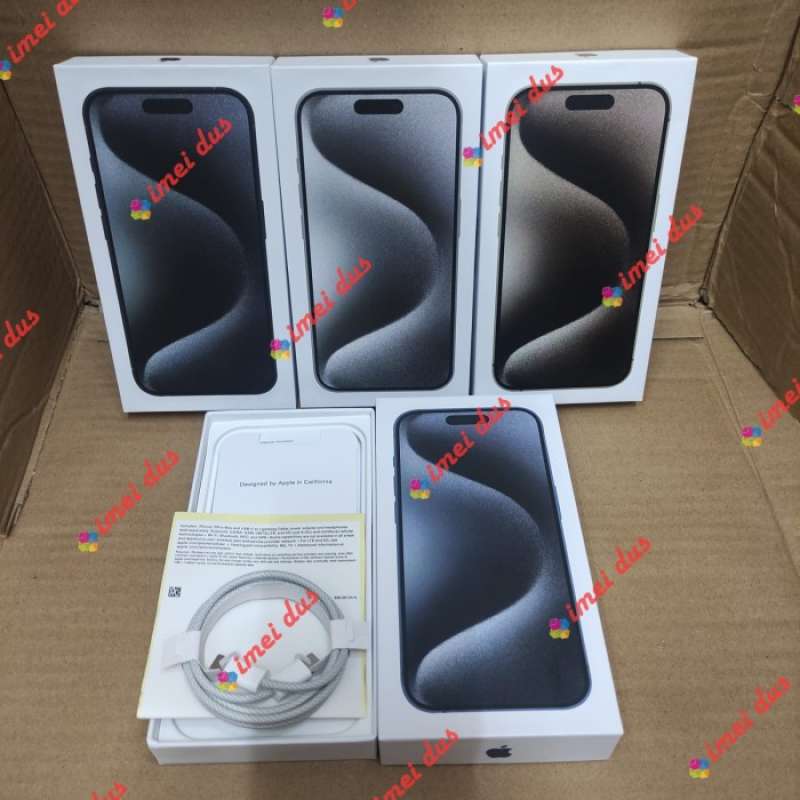 Jual Kardus Box Kotak Ip 15 Pro / 15 Pro Max With Kabel Di Seller ...