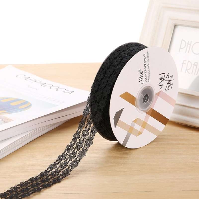 Jual [2,5 Cm X 10 Yard] Pita Renda Warna Pastel / Pita Buket Bunga Di ...