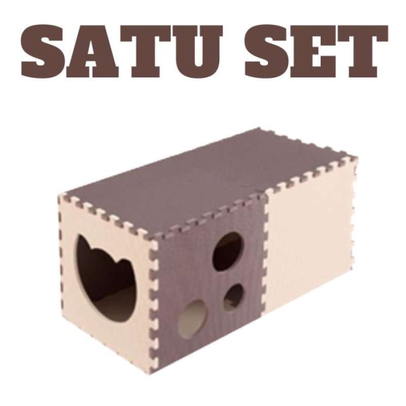 Jual Mainan Puzzle Tematik Kucing Yang Menampilkan Taman Bermain Dan ...