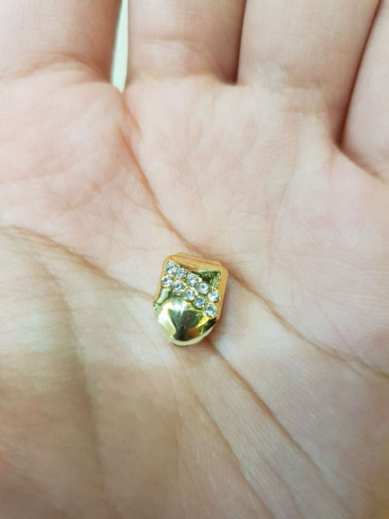 Jual Single Diamond Gold Silver Teeth Grillz Gigi Joker Suicide Squad ...