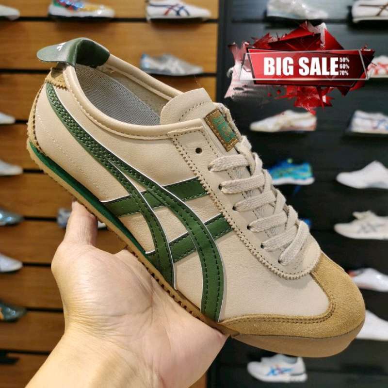 Jual Onitsuka Tiger Mexico 66 Original Beige Green Unisex - 41.5 Di ...