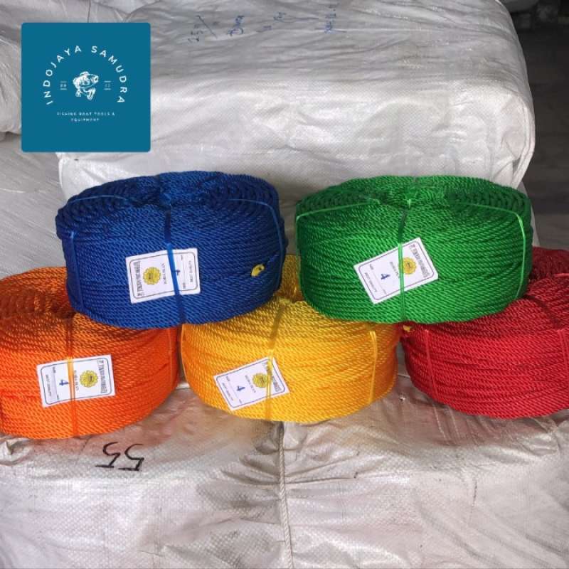 Jual Tali Tambang Pe 4mm 200 Meter (material Plastik) 1 Roll Di Seller Aghanim - Cengkareng ...