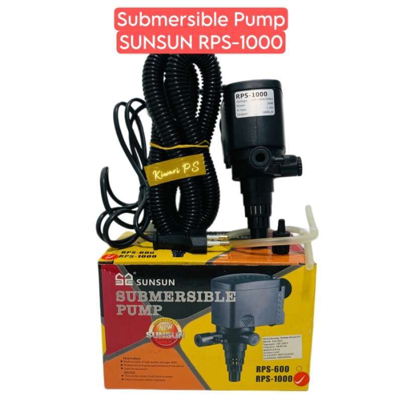 Promo Sunsun Rps 1000 Submersible Pump / Pompa Air Celup Aquarium Sun ...