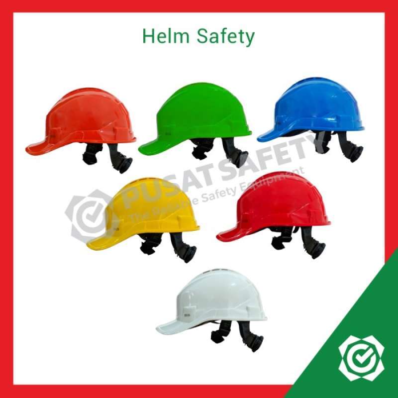 Jual Helm Proyek Kerja Safety Nsa Vented With Fastrack Tali Dagu ...