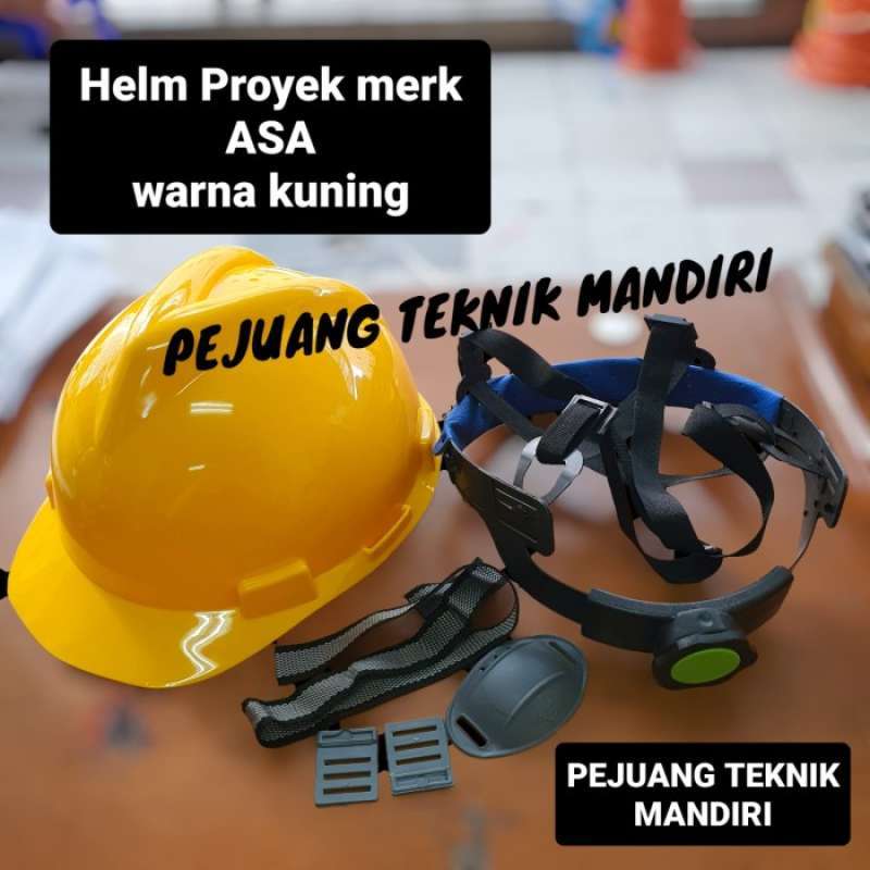 Jual Helm Proyek Asa Fastrack Sni / Helm Proyek Safety Asa Kuning ...