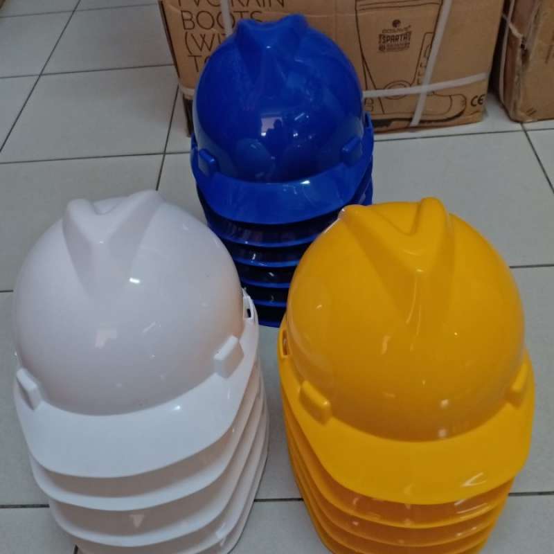 Jual Helm Proyek Sni Msa Lokal V-gard Dengan Inner Staz On - Orange Di ...