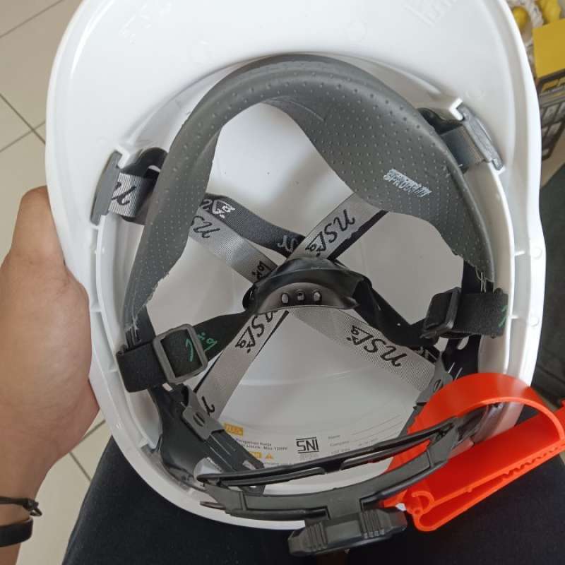Jual Helm Safety Nsa Vented Fastrack + Tali Dagu - Merah Di Seller ...