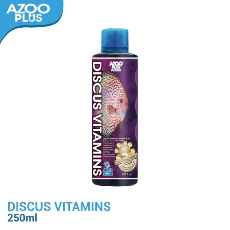 Promo Azoo Plus Discus Vitamins 250ml (aditif Discus) Aquarium Diskon ...