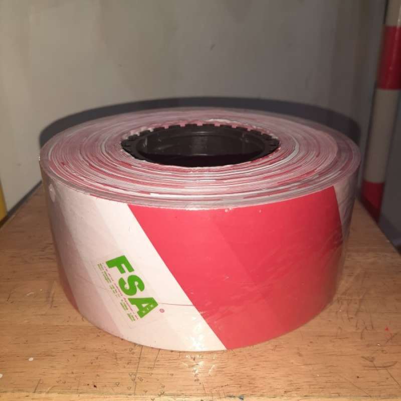 Jual Police Line Atau Barricade Tape Merah-putih 3 Inch X 500 Meter Di ...