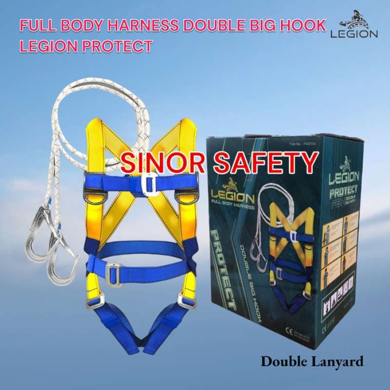 Jual Legion Full Body Harness Double Big Hook Protect Absorber - Absorber Di Seller Raindrop ...