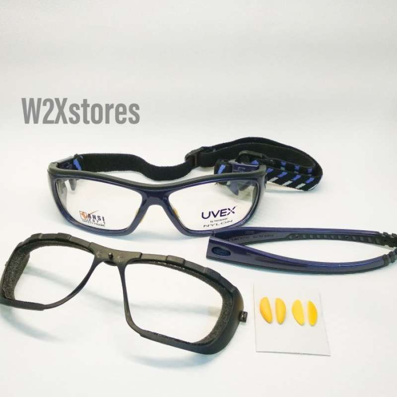 Jual Kacamata Safety Minus/prescriptions Ansi Z87 Sw07 - Blue - Prog ...