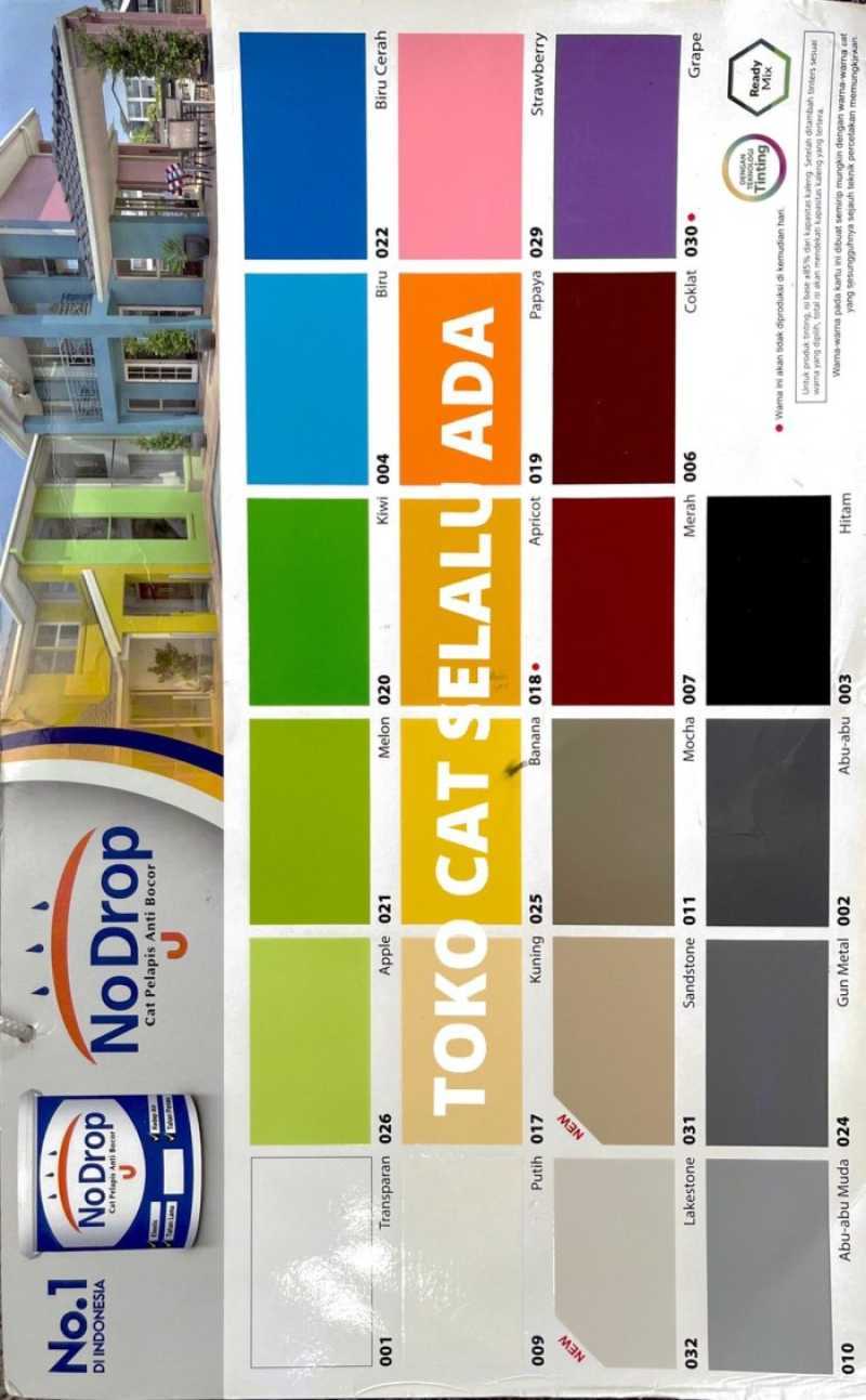 Jual No Drop Galon 4kg 4 Kg Warna Cat Pelapis Anti Bocor Nodrop Aquaproof - Kuning 017 Di Seller ...